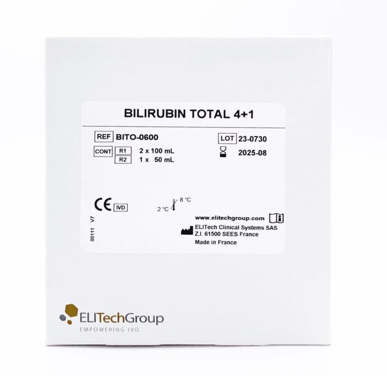 Bilirrubina Total Elitech 2×125 ml | Reactivo - Ingeniería Aplicada